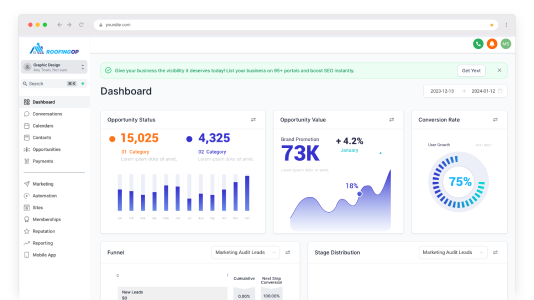 RoofingOP CRM Features for Roofers - RoofingOP CRM Website